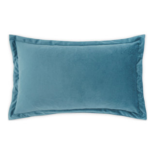 Conner 13" x 22" Oblong Velvet Pillow Peacock - Contemporary ...
