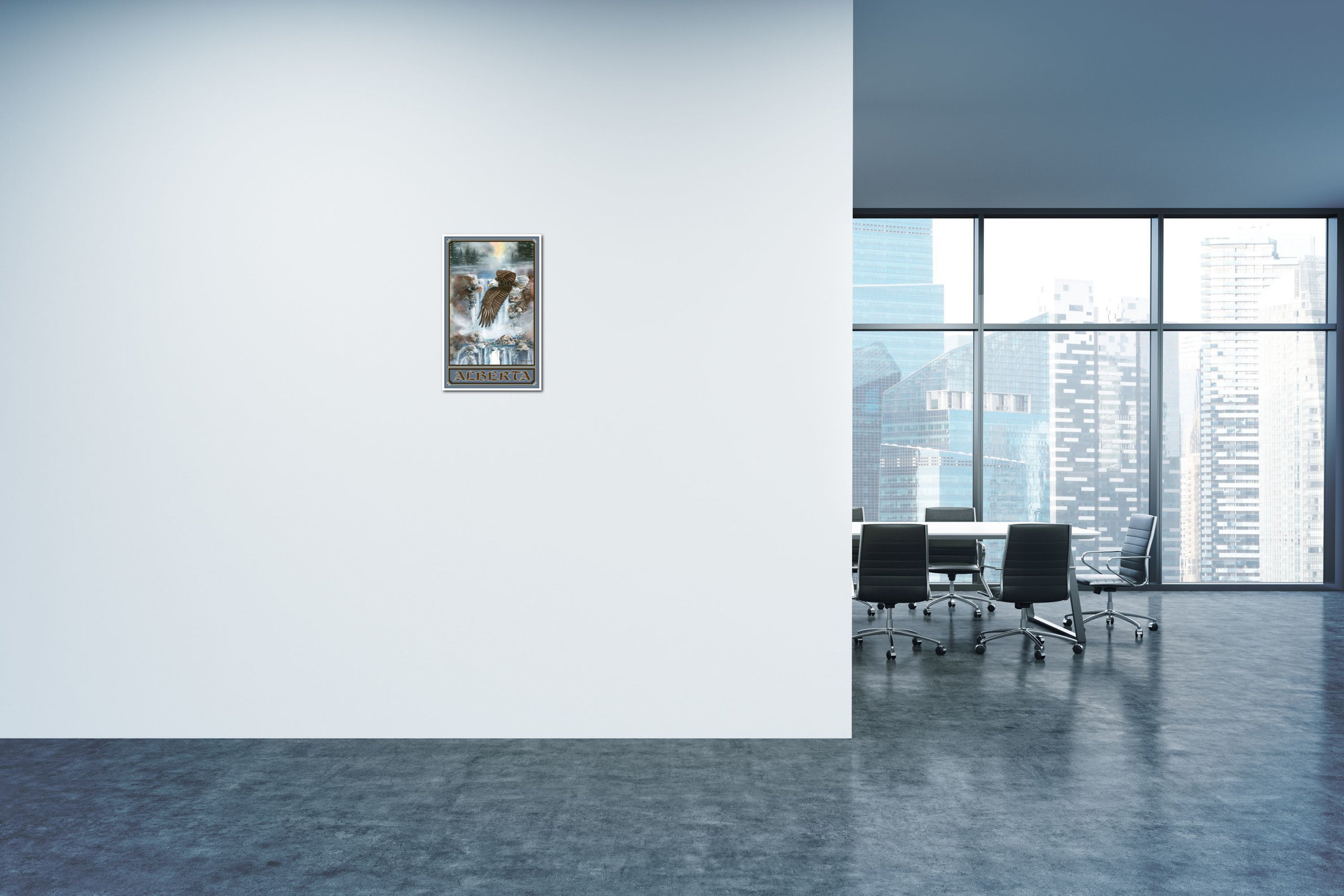 by Artist Dave Bartholet Cascade Flights Eagle Flying Art Print, 12"x18 ...