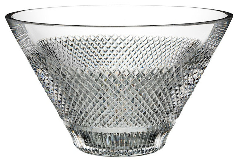 Waterford Crystal Diamond Line Bowl 10" - Traditional - Decorative ...