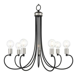 Livex Lighting 42927 Bari 7 Light 30"W Abstract Chandelier ...