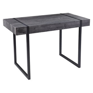 UrbanPro Transitional Engineered Wood Small Space Writing Desk in Black ...