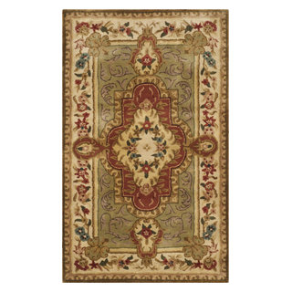 Safavieh Royalty RT620A Green Rug, 8'x10' - Victorian - Area Rugs - by ...