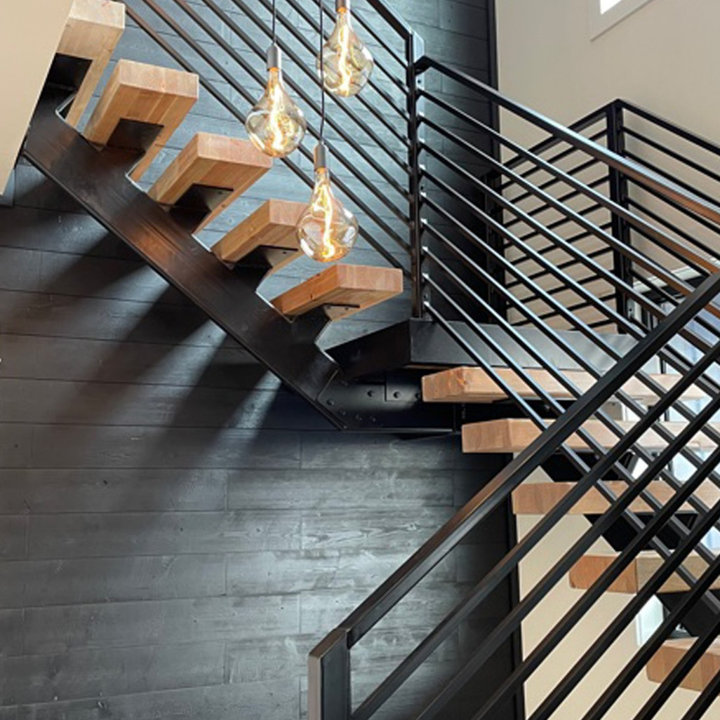 75 Beautiful Staircase with Tongue and Groove Walls Ideas and Designs ...