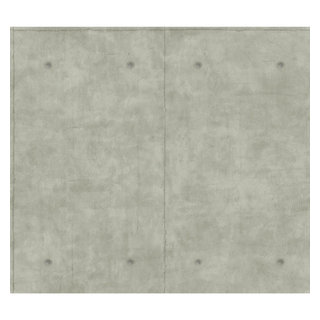 Magnolia Home Concrete Peel and Stick Wallpaper - Industrial - Wall ...