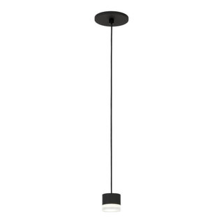 Gable Pendant, 1-Light, LED, Nightshade Black, 2.5"W - Modern - Pendant ...