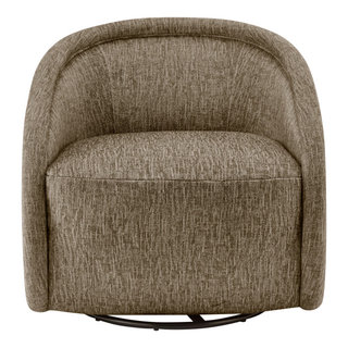 Margareth Fabric Swivel Accent Arm Chair - Transitional - Armchairs And ...
