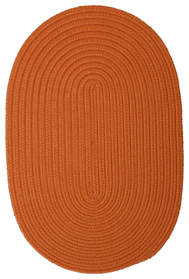 Boca Raton Rug, Rust, 8'x11' Oval, 8'x11' Oval - Contemporary - Area ...