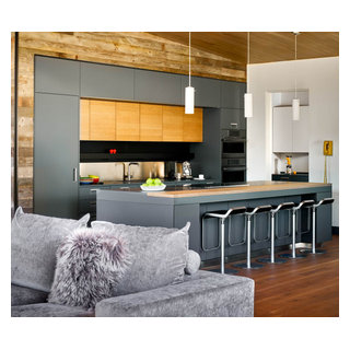 Mountain Modern Homestead - Rustic - Kitchen - Denver - by JSM Builders ...