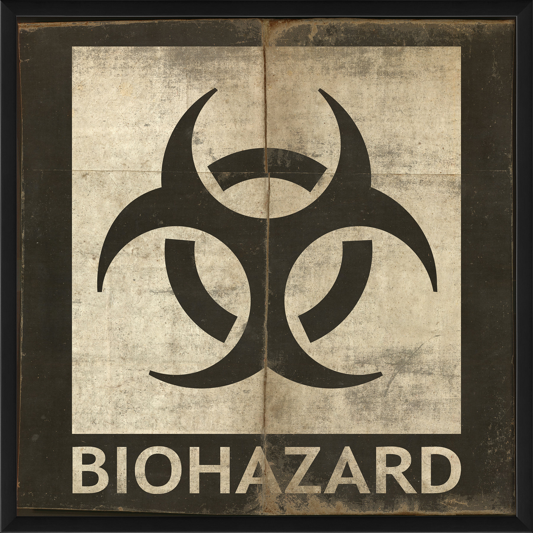 Biohazard Print - Contemporary - Prints And Posters - by Art District 9 ...
