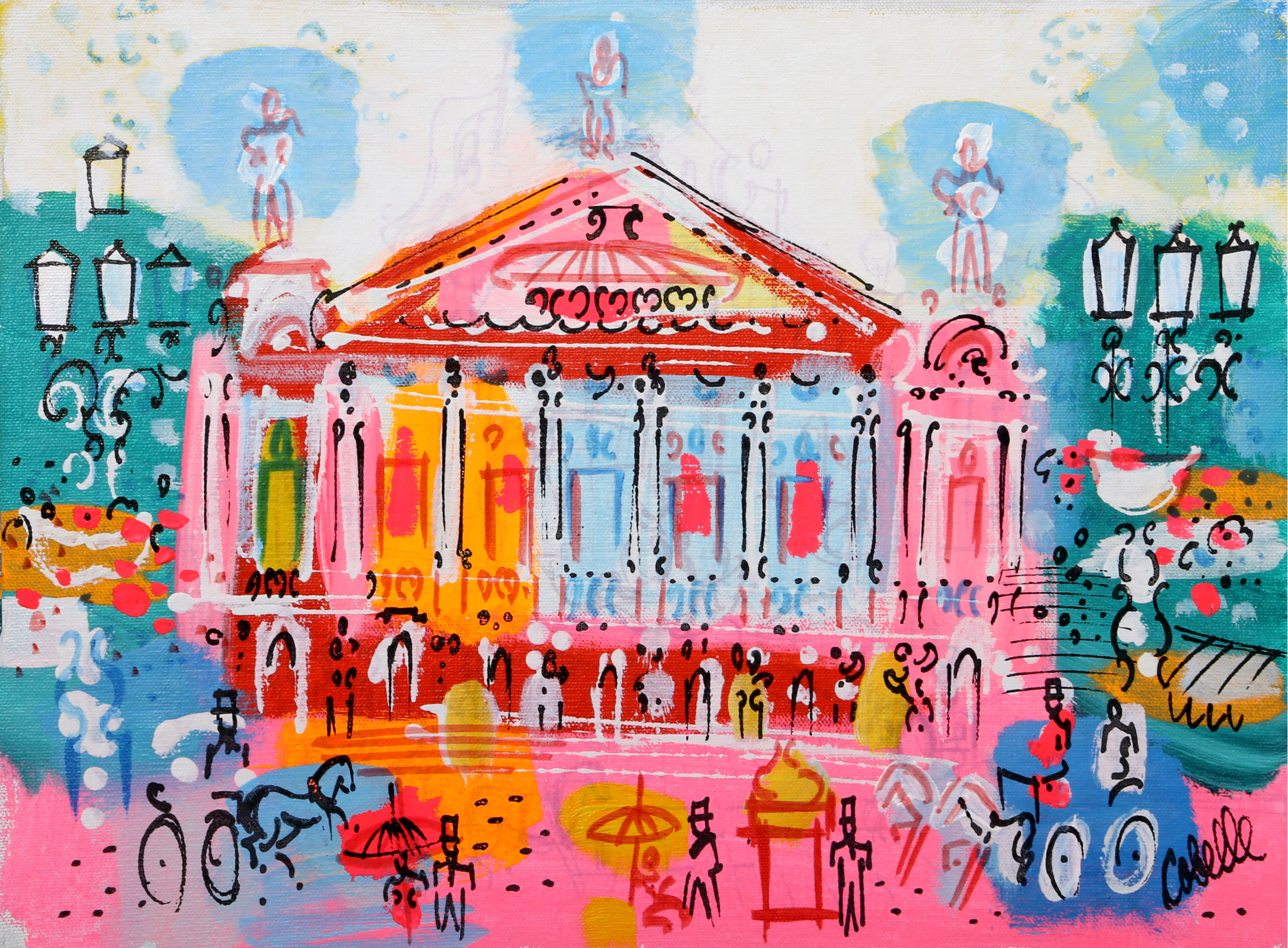 Pantheon 8, Charles Cobelle, 12x16 - Contemporary - Paintings - by ...