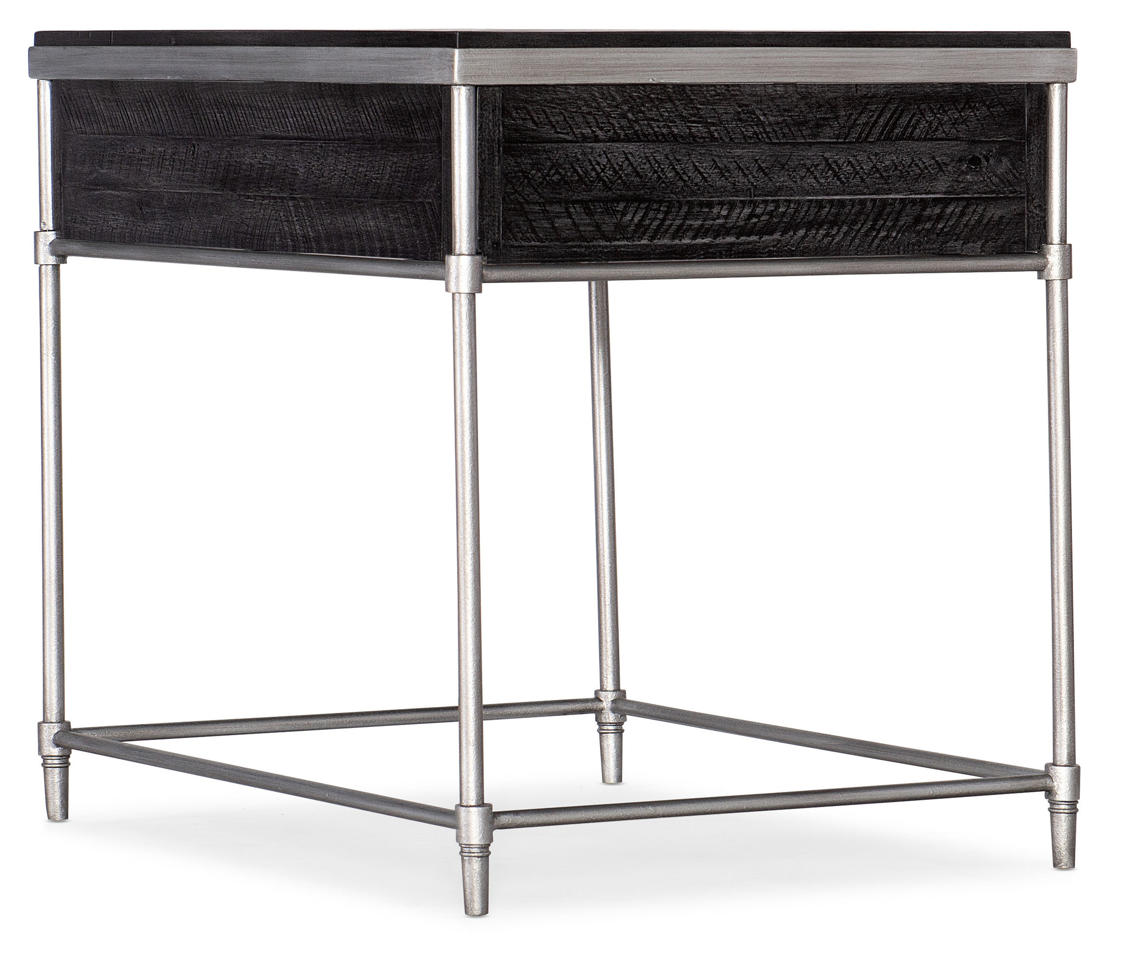 St. Armand Rectangular End Table, Black - Transitional - Side Tables ...