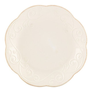 Lenox French Perle White 8 Inch Dessert Plate, Set of 4 - Traditional ...