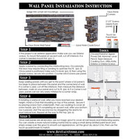 Fieldstone Faux Stone Wall Panel, 24"x48" Wall Panel - Rustic - Wall ...