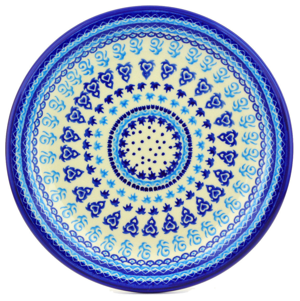 Polmedia Polish Pottery 11" Stoneware Plate - Contemporary - Dinner ...