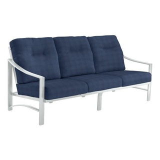 Kenzo Cushion Sofa, Snow Frame - Contemporary - Outdoor Sofas - by ...