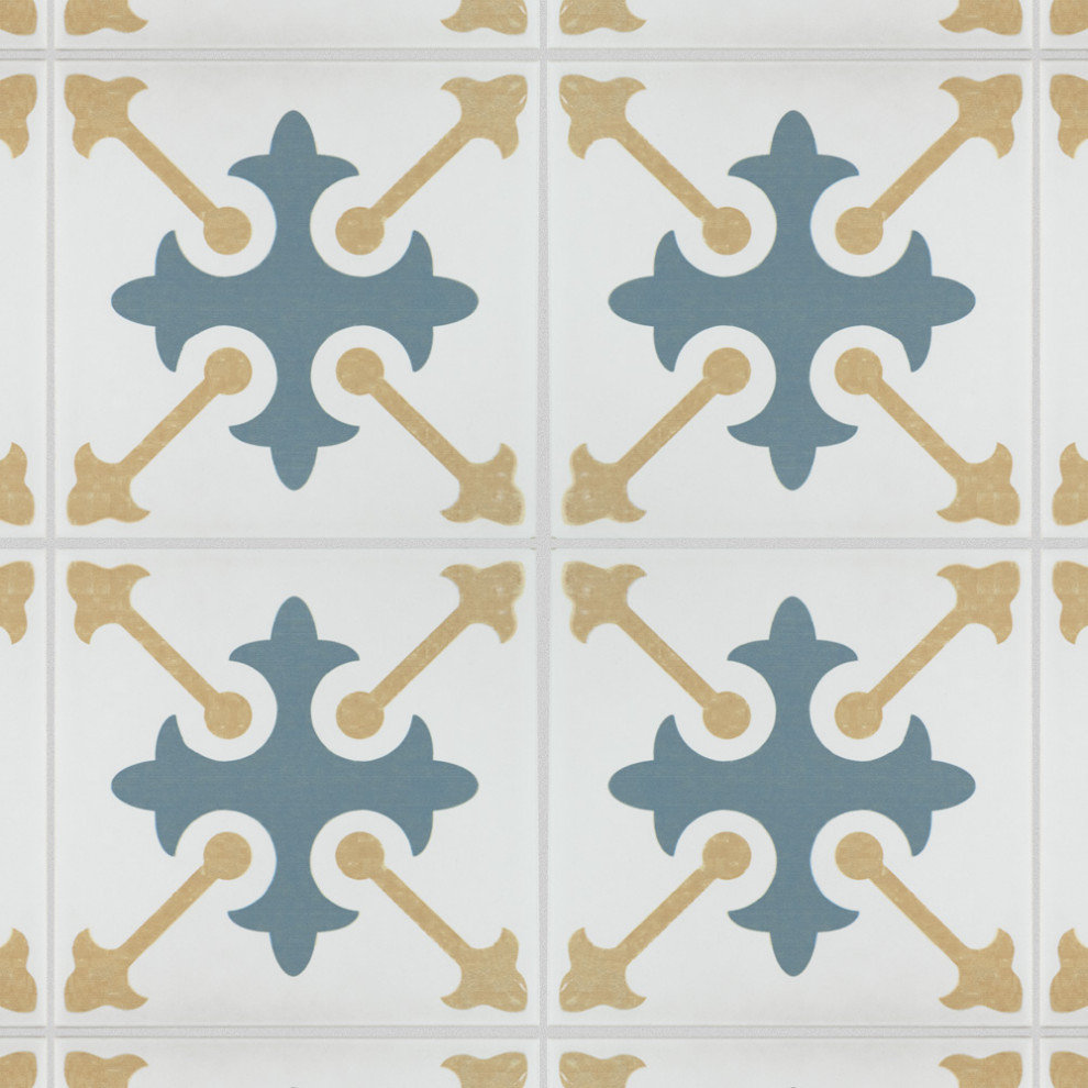 Revival Ceramic Floor and Wall Tile, Spectrum, Sample - Contemporary ...