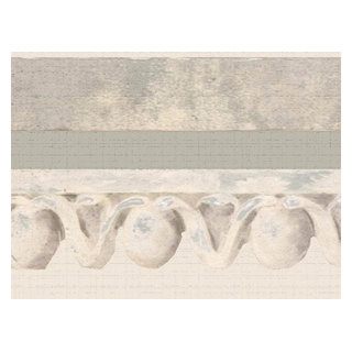 Scrolls Peel and Stick Wallpaper Border 15'x7", Roll 15 ft. x 7 in ...