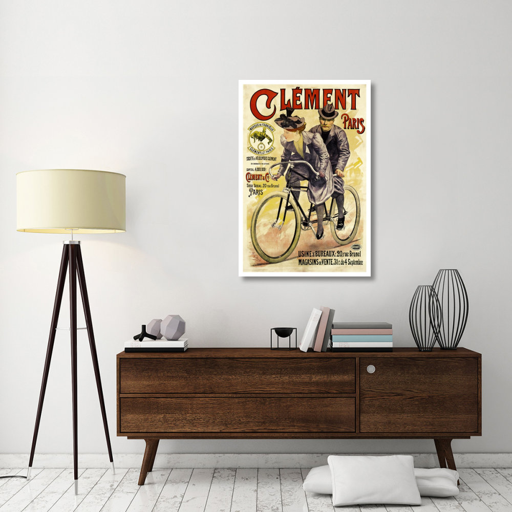 "Clement Bicycles" Digital Paper Print by A. Gilbert, 16"x24", 31"x46 ...