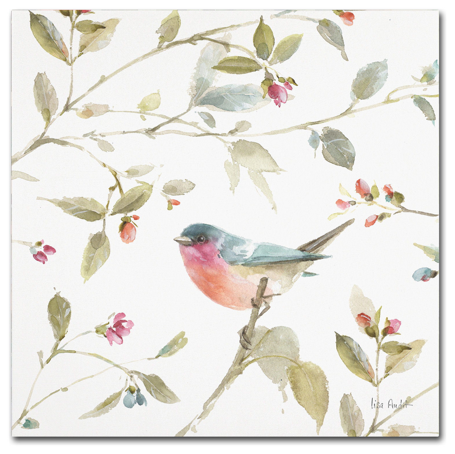 Lisa Audit 'Beautiful Romance XVIII' Canvas Art, 14"x 14 ...