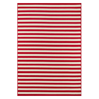 Baja Indoor/Outdoor Rug, Red, 1'8" x 3'7" - Contemporary - Outdoor Rugs ...
