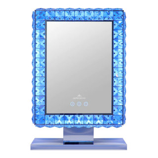 Bling Collection Mini RGB Vanity Mirror - Contemporary - Makeup Mirrors ...