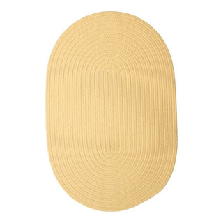 Boca Raton Rug, Pale Banana, 5'x8' Oval, 5'x8' Oval - Farmhouse ...