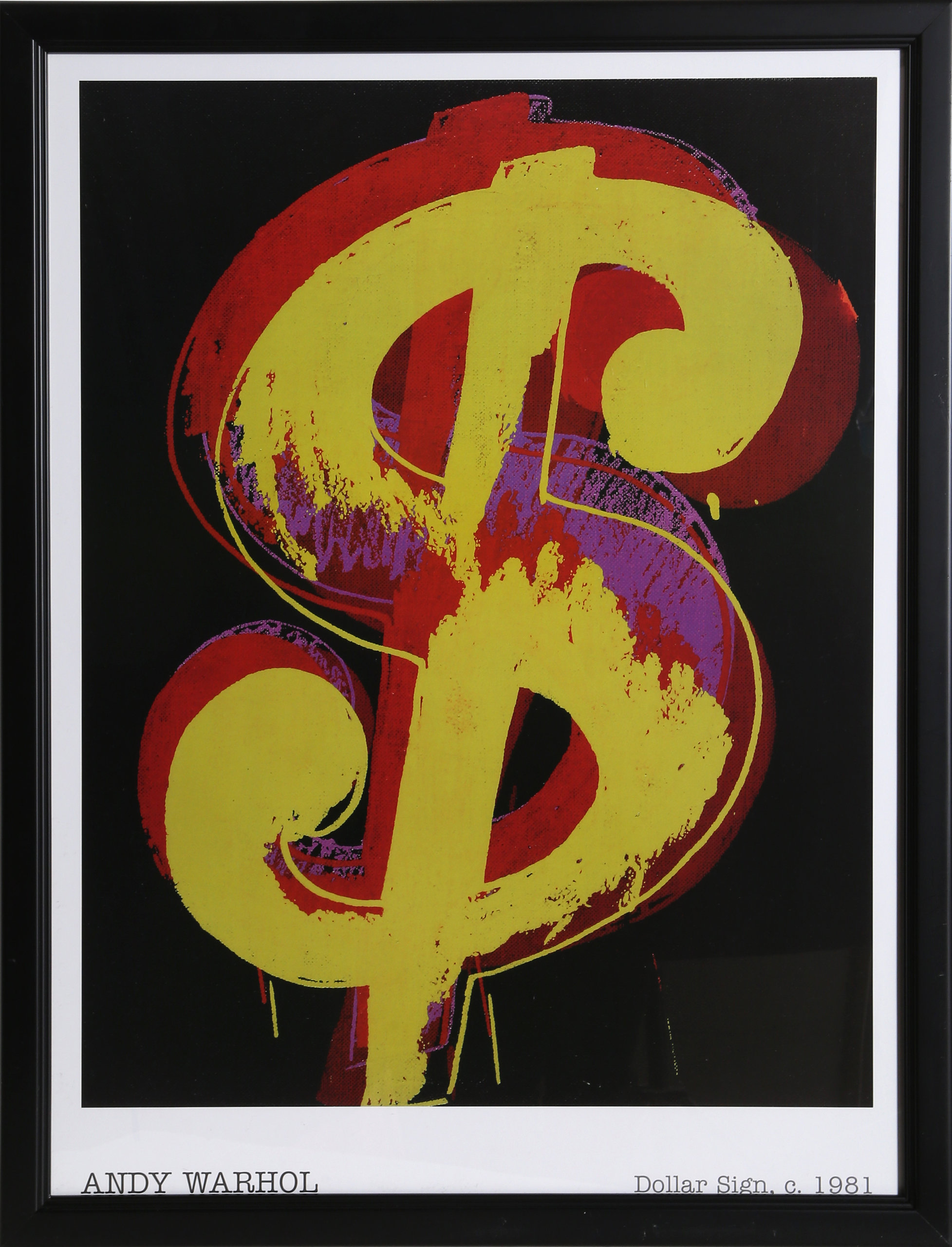 Dollar Sign, Andy Warhol, 24x32 - Contemporary - Prints And Posters - by RoGallery | Houzz