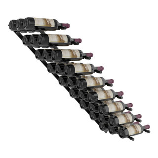 Vino Pins Flex 45 (wall mounted metal wine rack), 27 Bottles ...