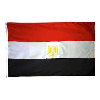 Egypt, 5'x8' Nylon Flag - Traditional - Flags And Flagpoles - by ...