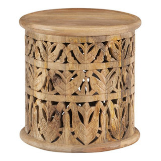 Indie Side Table Natural - Traditional - Side Tables And End Tables ...