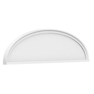 Elliptical Smooth Architectural Grade PVC Pediment, 40"W x 11"H x 2"P ...