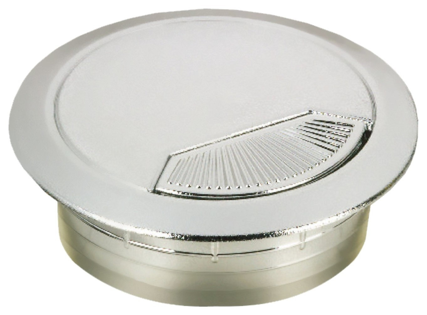 Rok Hardware Round Grommet, 2-3/8", 60mm, Diameter, Chrome, 2 ...