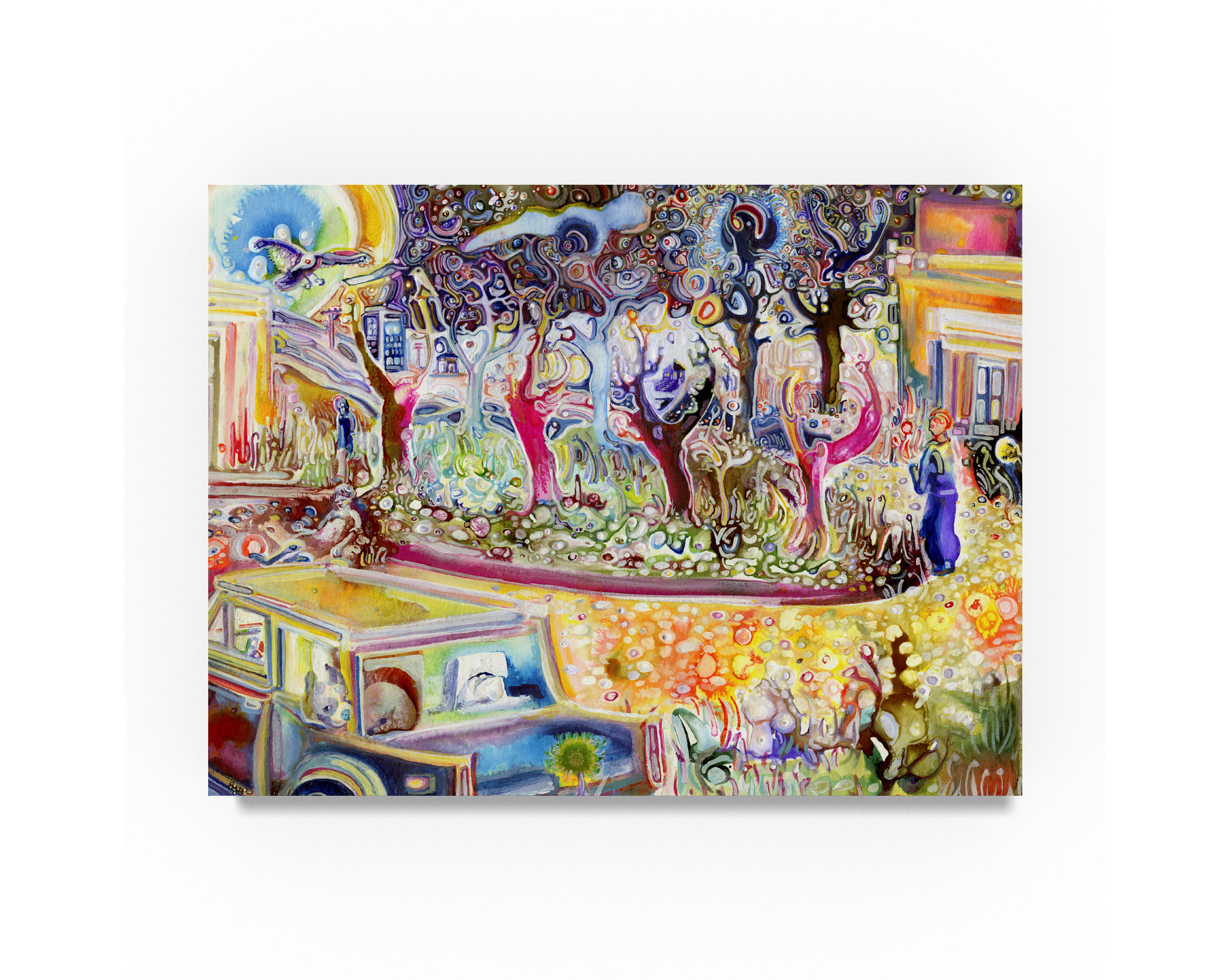 "Eclipse" by Josh Byer, Canvas Art, 32"x24" - Contemporary - Prints And Posters - by Trademark ...