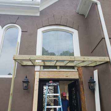 Entrance Flat Roof - Photos & Ideas | Houzz