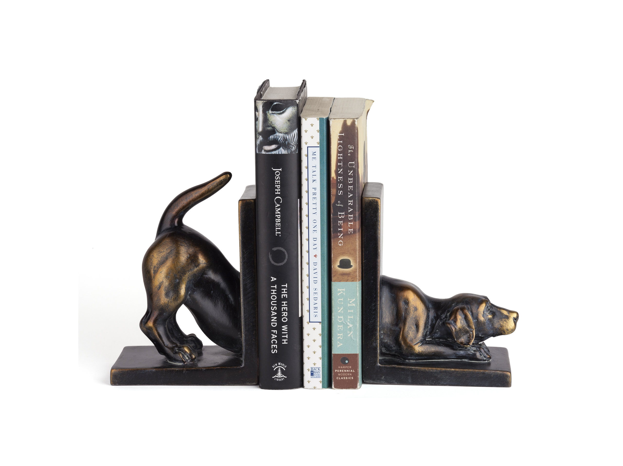 Danya B. 2-Piece Labrador Dog Bookend Set - Contemporary - Bookends ...