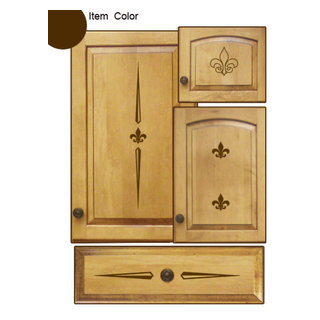 Kitchen Cabinet Decals - Fleur Theme - Contemporary - Wall Decals - by ...