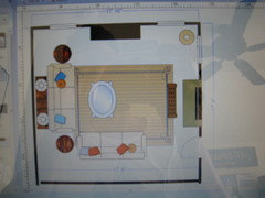 Curtains on windows... and door?