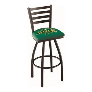 Holland L014 North Dakota State 30" Swivel Bar Stool - Black/Green ...