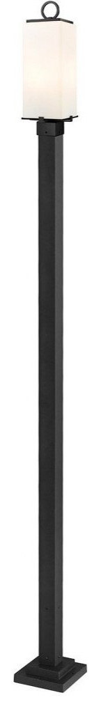 2 Light Outdoor Post Mount In Contemporary Style-114 Inches Tall and 9. ...