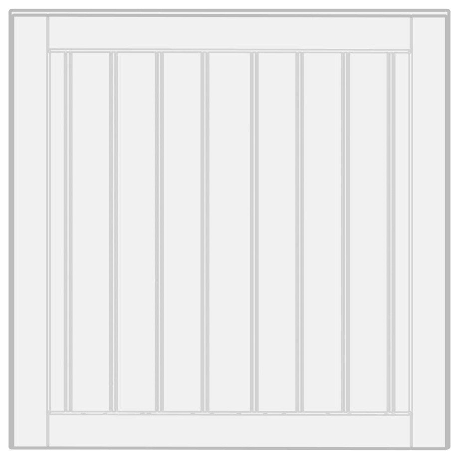 Wall 1Door 24w x 24h Beadboard - Transitional - Kitchen Cabinetry - by ...