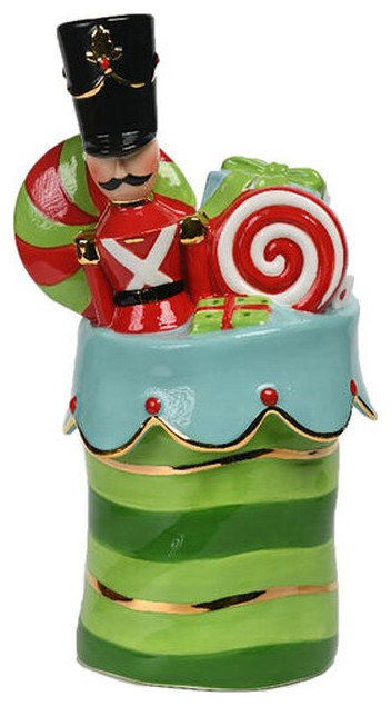 December Diamonds Candy Box with Nutcracker - Contemporary - Holiday ...