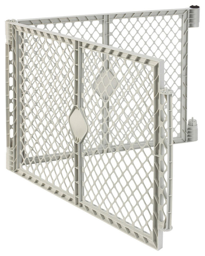 North States Superyard Xt Pet Gate Extension Kit 2 Panel, White, 30"X26 ...