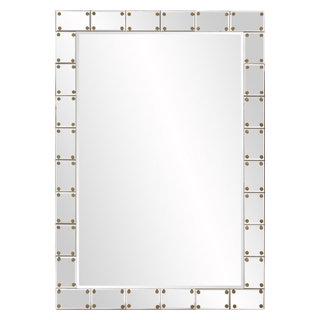 Remington Studded Mirror - Contemporary - Wall Mirrors - by HedgeApple ...
