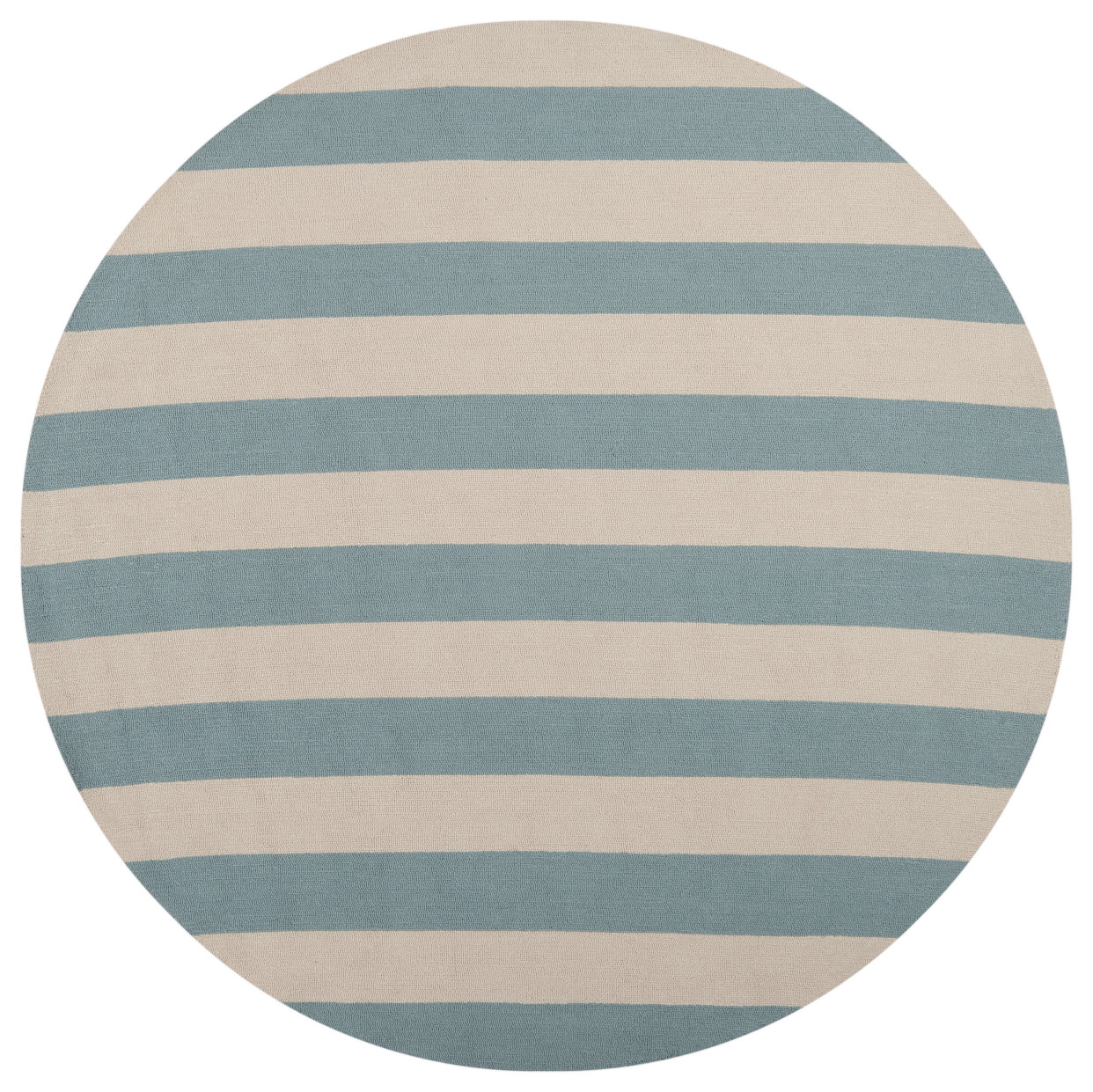 Hand Hooked Rain Rug RAI-1078, 8' Round - Contemporary - Outdoor Rugs ...