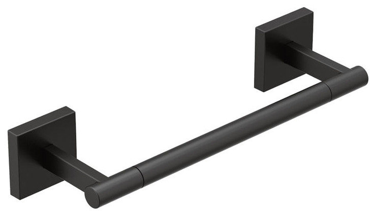 Moen Triva 9" Hand Towel Bar, Matte Black - BP1886BL - Transitional ...