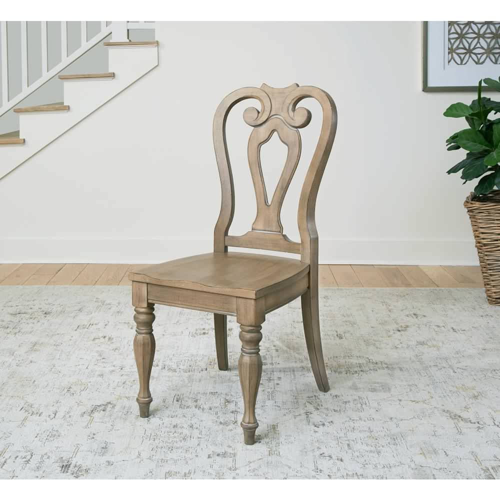 Magnolia Manor Opt 5 Piece Pedestal Table Set - Contemporary - Dining ...