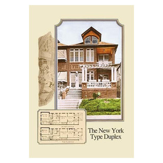 The New York Type Duplex, 12" x 18" - Traditional - Prints And Posters ...