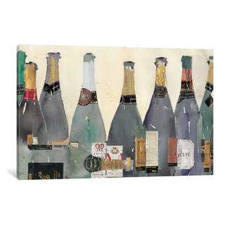 Uncorked II by Samuel Dixon Canvas Print, 12"x18"x1.5" - Contemporary ...