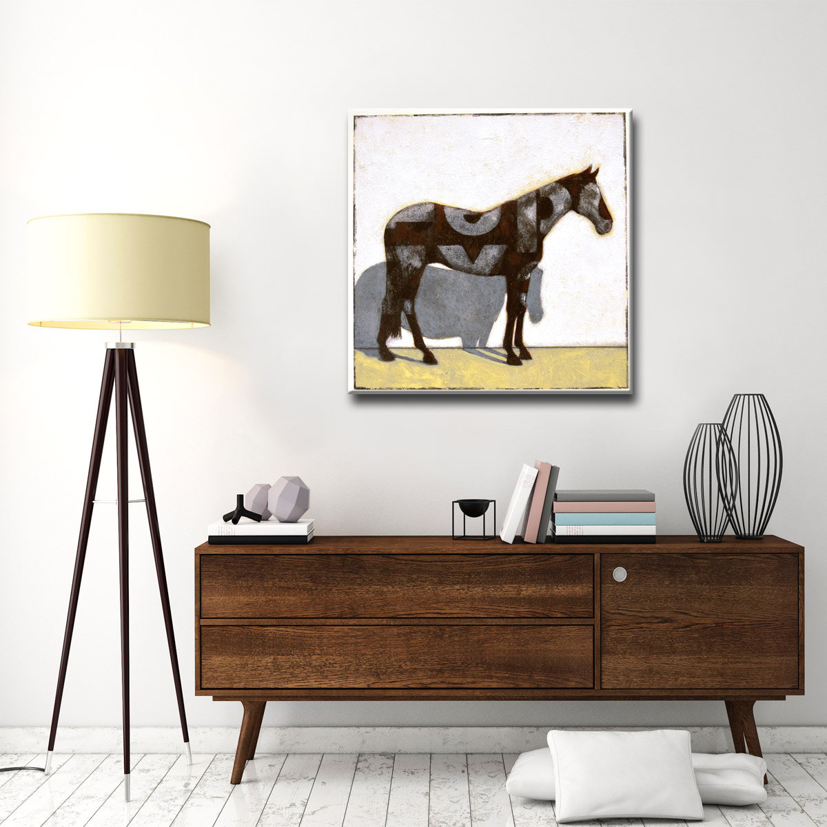 Ready2HangArt 'Modern Pinto' by Norman Wyatt Jr. Canvas Art ...