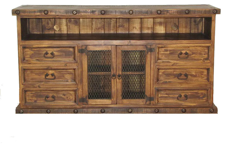 Oasis 70" TV Stand - Rustic - Entertainment Centers And Tv Stands - by ...